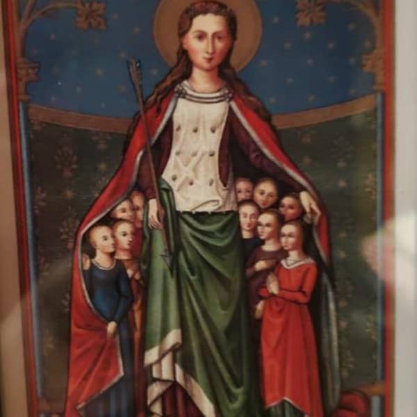 Saint Ursula Icon Print | Gorgeous Patron Saint of Young Women ...