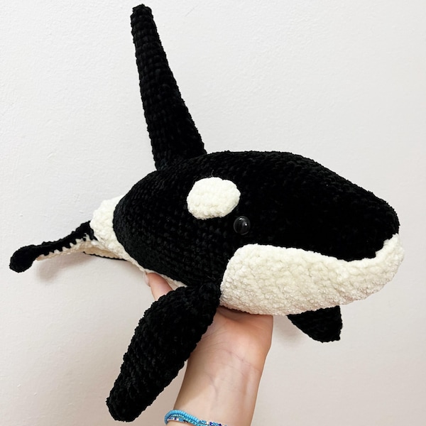 CROCHET PATTERN Orca | Kalla the Orca Whale + Video Tutorial | Eco ...