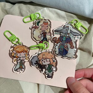 Smol Ninja Go Acrylic Keychains - Etsy