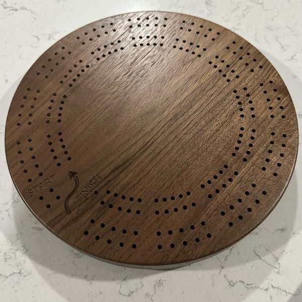 Classic Cribbage Board Track DXF/PDF/SVG Files 3 Player - Etsy