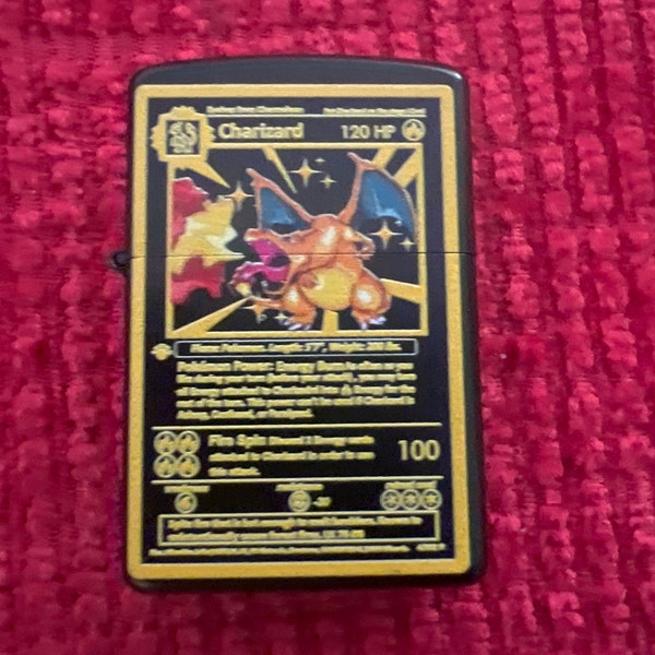 Base Set Charizard Custom Lighter - Etsy