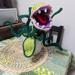 Crochet Audrey 2 Man Eating Plant Photo Tutorial Feed Me - Etsy