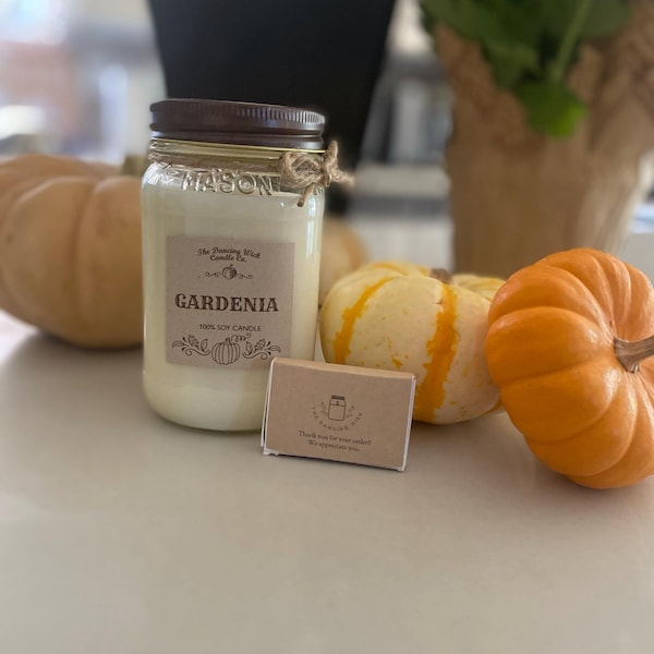 Fall Candle / Pure Soy / Autumn Candle / Fall Decor / Container Candle ...