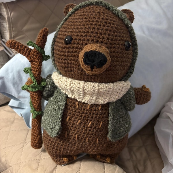 Druid Bear | PDF Crochet Amigurumi Pattern | Fantasy Plushie With ...