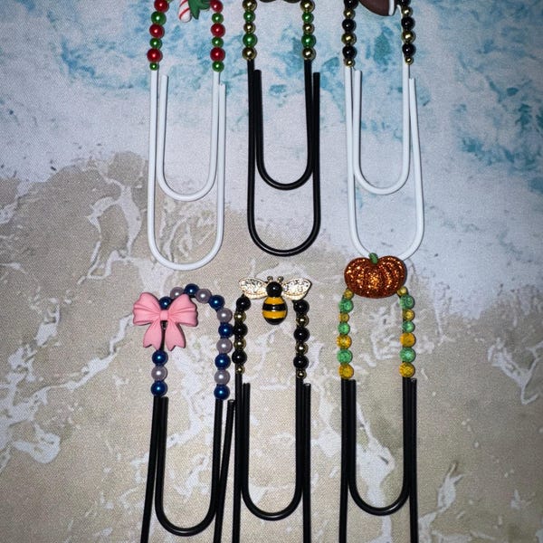 Christmas Paper Clips | Decorative Large Paper Clip | Festive Planner ...