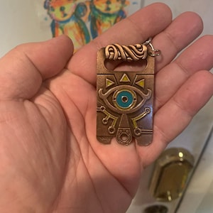 Zelda Breath of the Wild Sheikah Slate Keychain or Necklace BOTW Zelda ...