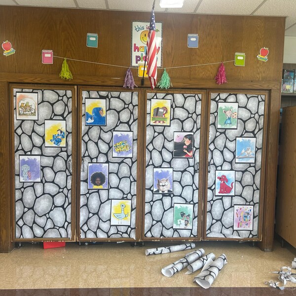 Watercolor Children's Book Character Poster Set: Classroom Library ...