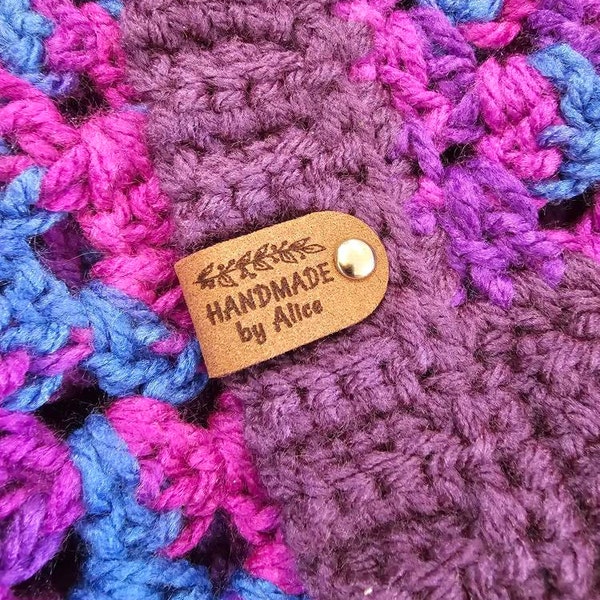 Custom Labels for Crochet, Tag for Handmade Item, Custom Clothing Label ...