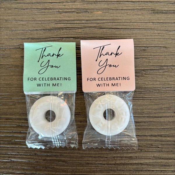 SET OF 60 - Graduation Mints Favors Gifts High School University ...