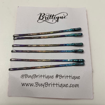 2 Inch HAND Colored Bobby Pin Cute Colorful Pageant Hair Pin - Etsy