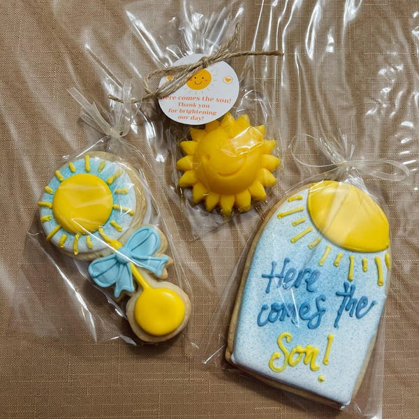 Sun Baby Shower Soap Favors Sunshine Soap Here Comes the Son Soap Baby ...