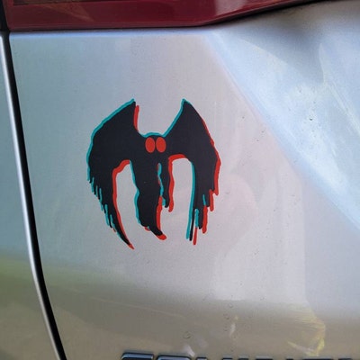 3D Mothman Decal permanent Vinyl - Etsy