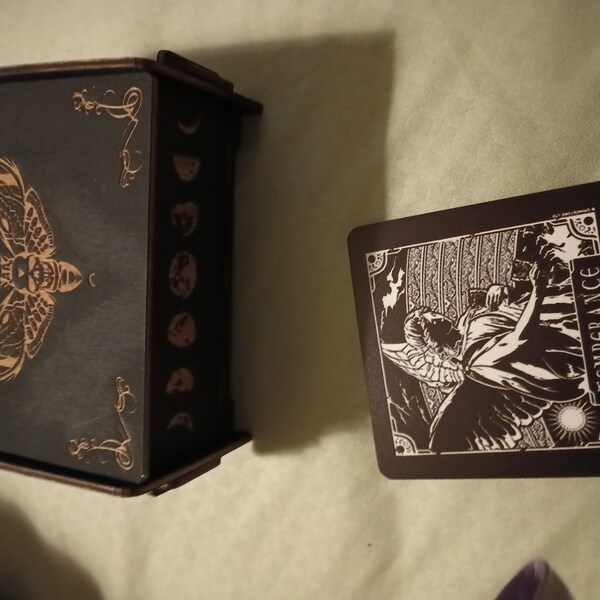 Altar Box With Pentacle Moon Design // Witch Box // Altar Box // Wiccan ...