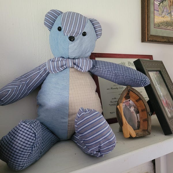 Memory Bear Pattern Pdf , Teddy Bear Sewing Pattern + Tutorial + Video ...