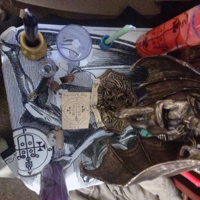 Goetia Altar Cloth Astaroth Duke of Hell - Etsy