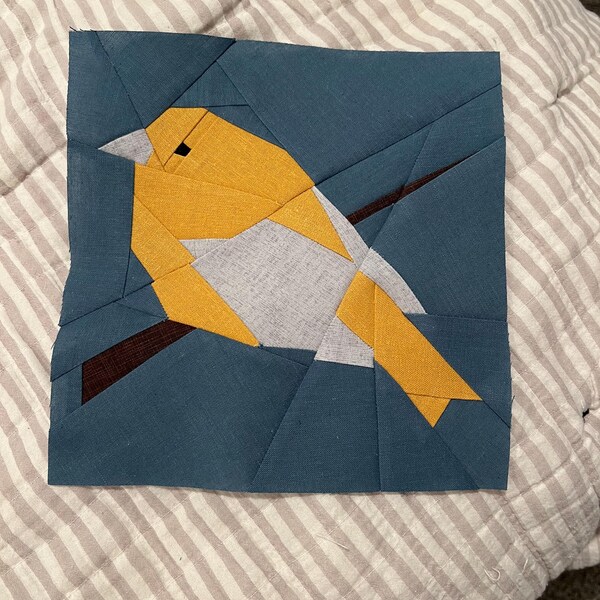 Pine Cone Quilt Block, Paper Pieced Quilt Pattern, PDF Pattern, Instant ...