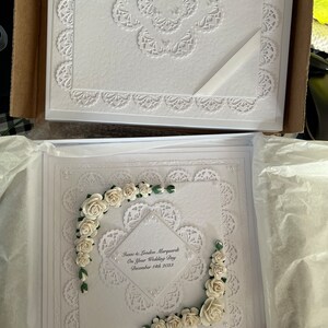 Very Large Wedding Card, Personalised With Box. - Etsy