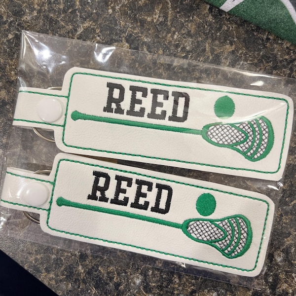 Embroidered Swim Team Keychain, Swim Bag Tag - Etsy