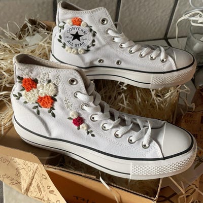 Embroidered Converse/ Converse Custom Constellation Embroidery ...