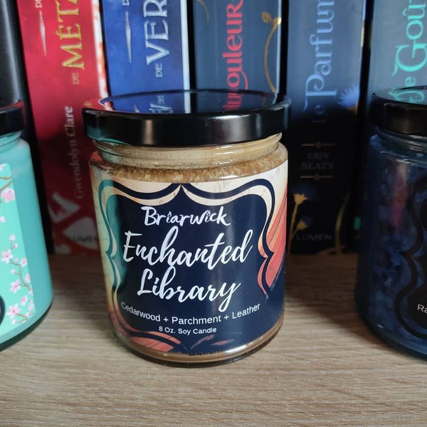Enchanted Library Candle- Fantasy Inspired- Soy Vegan Candle - Etsy
