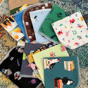 Un Paper Reusable Napkins Single-ply Random Prints Cloth Napkins Cloth ...