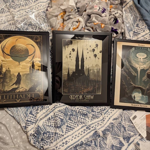 Stormlight Archive Vintage Travel Poster Set: Brandon Sanderson Fantasy ...