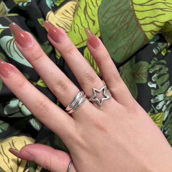 38 / BRUTALIST Asymmetrical Cuff Bracelet, Antique Silver Statement Chunky Bangle Cuff ...