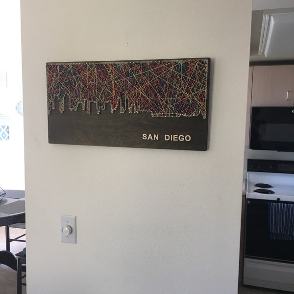 Custom City Skyline String Art - Etsy