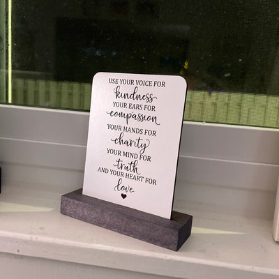 Positive Affirmation Tokens 30 Positivity Tokens Customizable Wooden ...