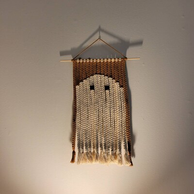 Macrame Ghost - Etsy
