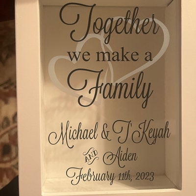 Blended Family Wedding Sand Ceremony Shadow Box Set Unity - Etsy