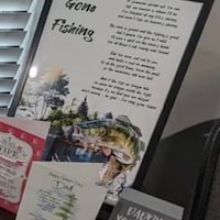 Gone Fishing Poem - Printable Memorial Download by David Ritter ...