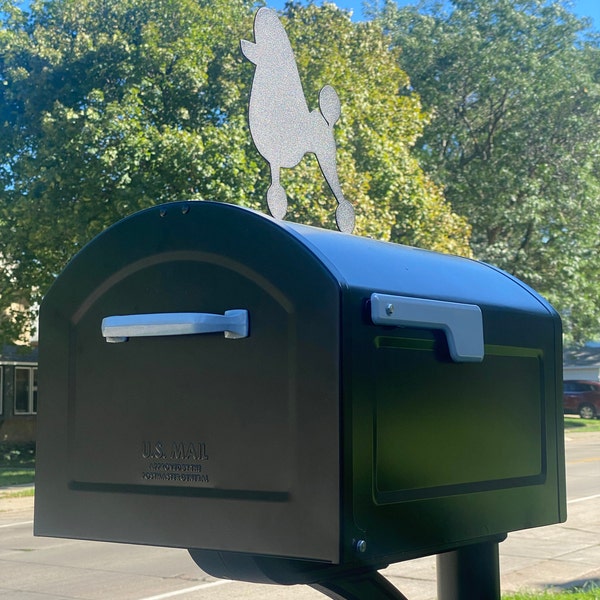 Poodle Mailbox Topper / Sign Mailbox - Etsy