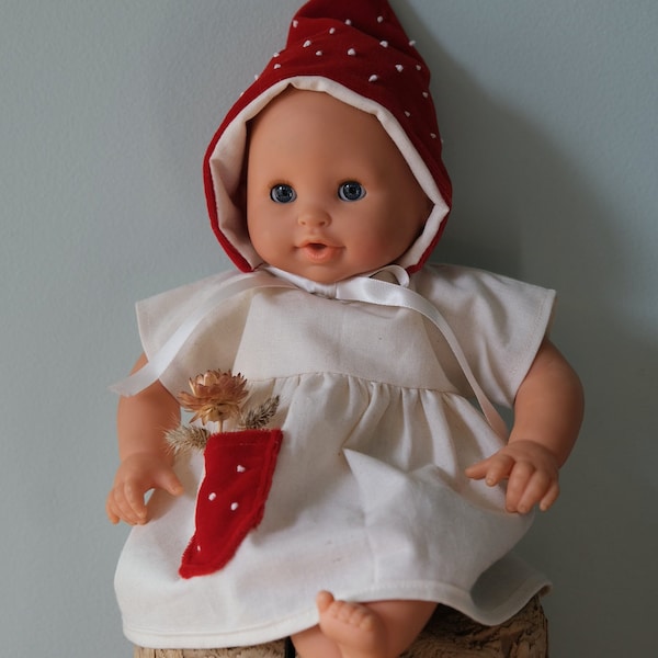 Mushroom Gnome Bonnet Sewing Pattern PDF Video Tutorial Waldorf Doll ...