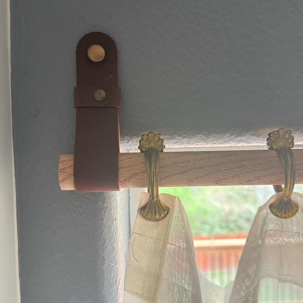 Leather Shelf Brackets Leather Straps for Shelf Wall Hanging Strap ...