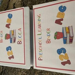 English SPANISH LEARNING BINDER for Kids, Educational Adapted Pre-k ...