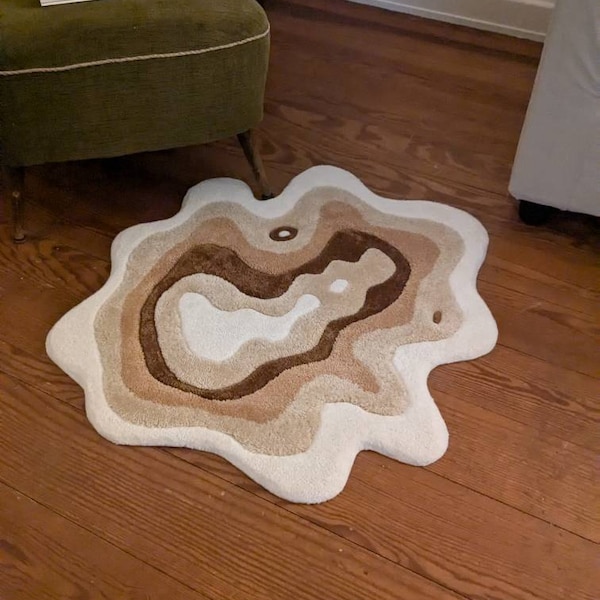 Steppe Grass Tufted Rug, Fluffy Custom Rug, Handmade Tuft Rug, Handmade ...