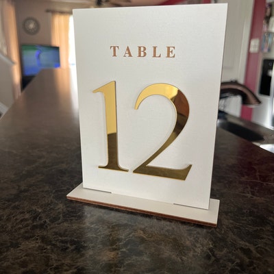 Wooden Wedding Table Number Wedding Table Decor, Rustic Country Wedding ...