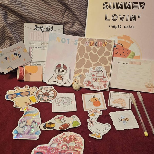 Cute Podgy Animal Sticky Note Series, Stickies, Animal Sticky Notes ...