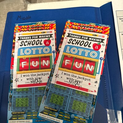 Jackpot Teacher Appreciation Printable Tag, Teacher Gift, End of the ...