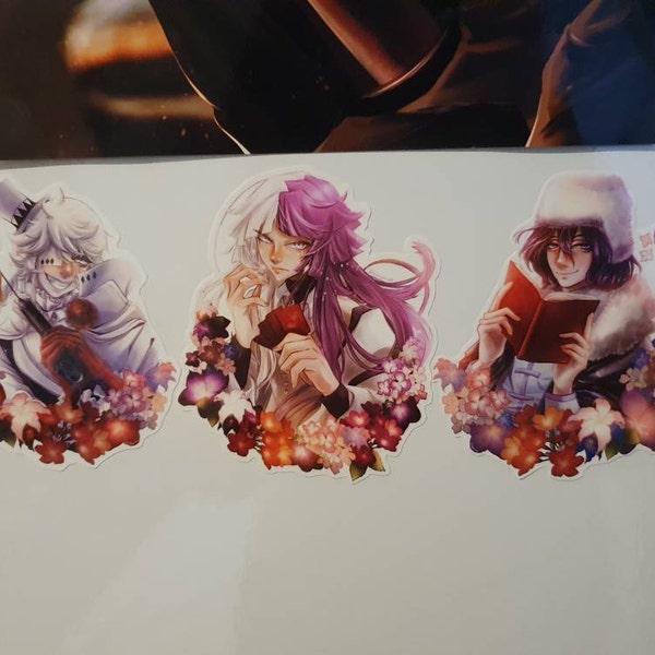 Fanart Vinyl Stickers Decay of Angel | Bungou Stray Dogs Fyodor ...