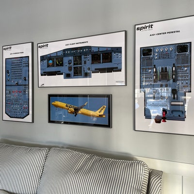 Boeing 787-9 Dreamliner Cockpit Poster - Etsy
