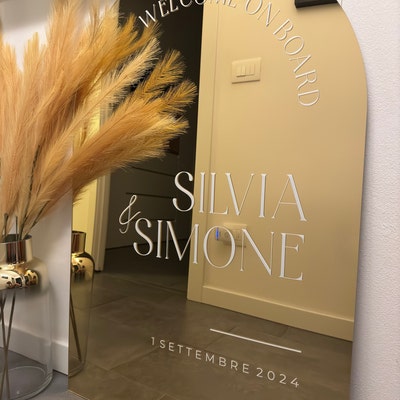 In Loving Memory Wedding Sign Gold Mirror Wedding Memorial Sign Wedding ...