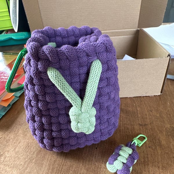 Knotted Rope Wristlet, Carabiner Wrist Strap, Cozy Paracord - Unknot ...