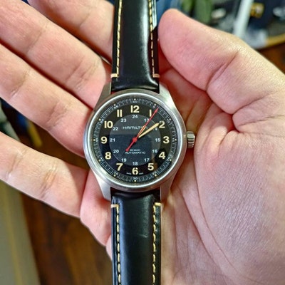 Handmade Copper Brown Italian Leather Watch Strap, Full Grain Leather ...