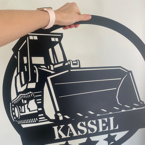 Construction Collection: Bulldozer, Dozer, Diesel, Metal Sign, Art ...