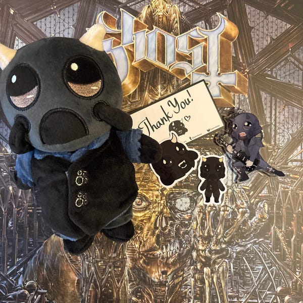 Ghost Band | Acrylic Keychain | Copia | Terzo | Ghoul - Etsy