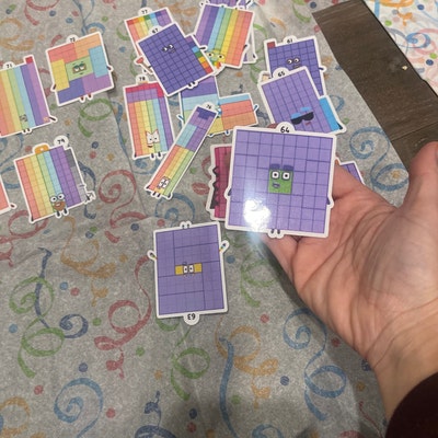 Numberblocks 51-60 Stickers - Etsy