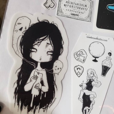 Ghost Girl Sticker - Etsy