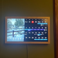 Elektronischer Wandkalender 24'', Family Command Center, Home Assistant ...